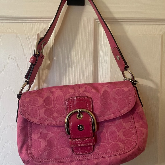 Coach | Bags | Rare Hot Pink Y2k Coach Boho Buckle Shoulder Bag | Poshmark